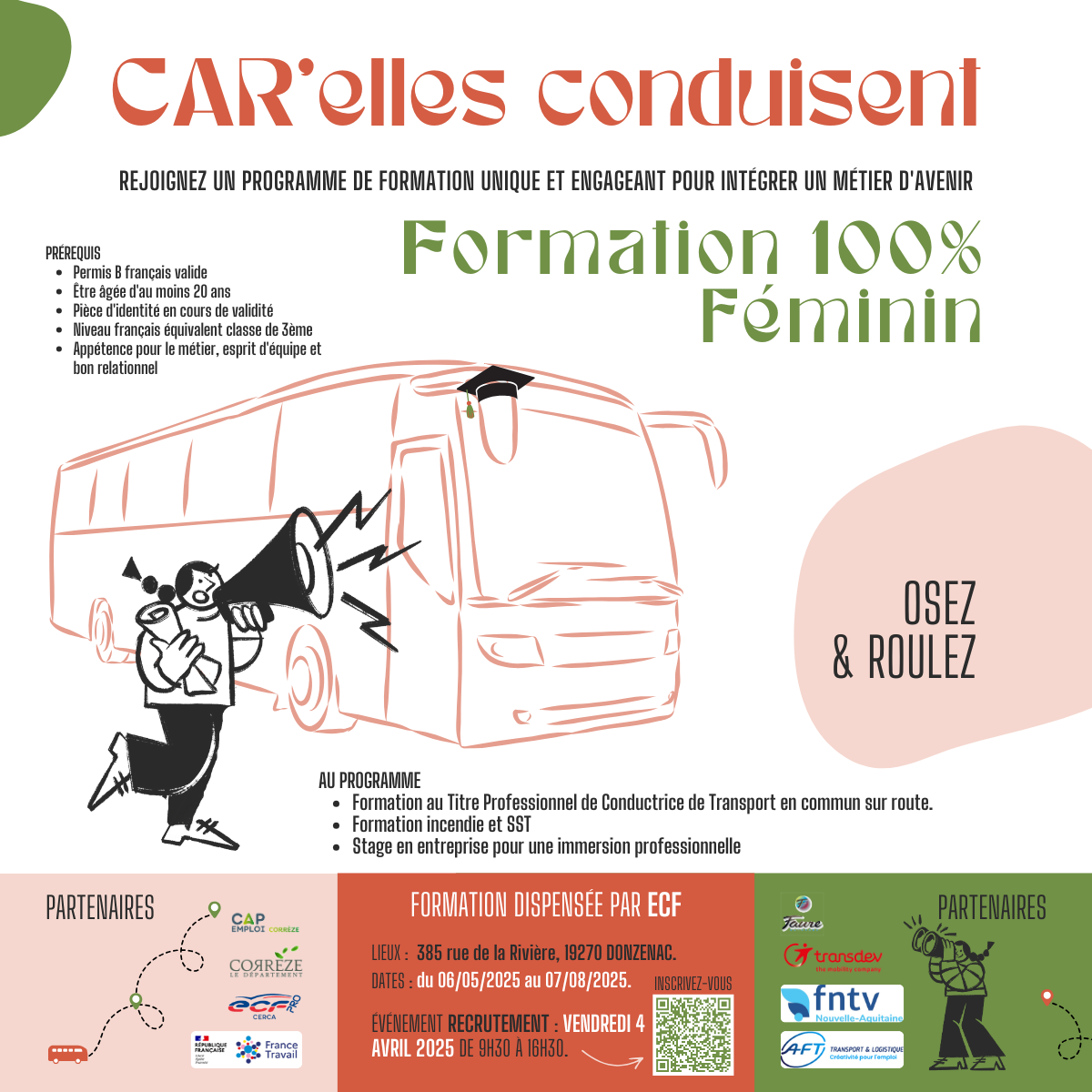 CAR’ELLES CONDUISENT : Une formation / Un emploi | AFT