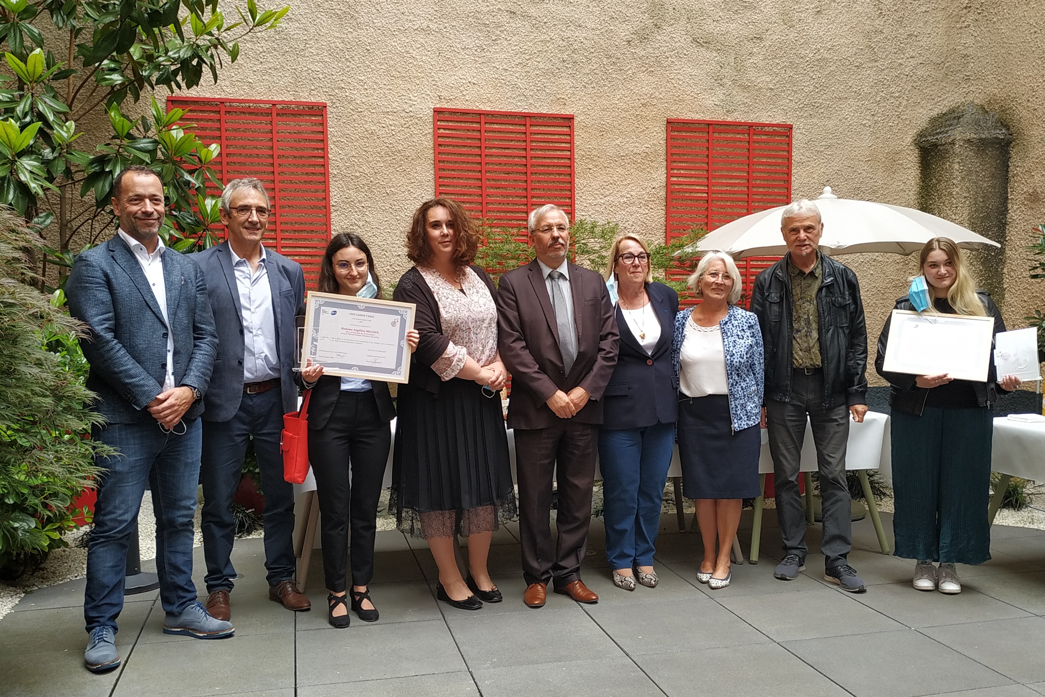 Angéline Milloux, Prix Sabine Farge 2021 | AFT